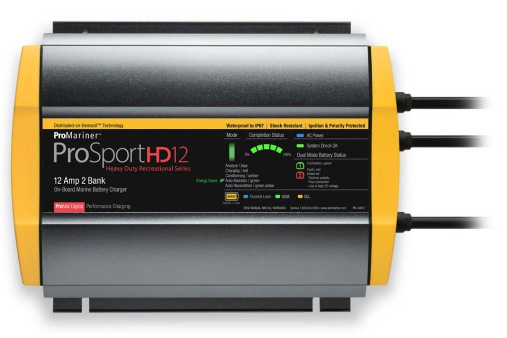 ProMariner Prosport 12 AMP 2 Bank Battery Charger 12/24 Volt | Poco ...