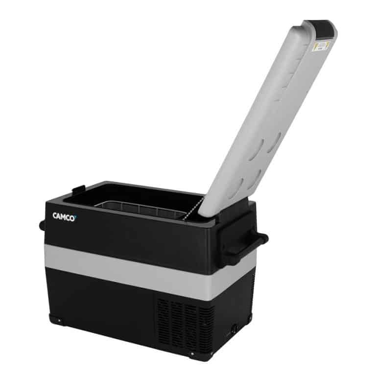 Camco CAM-450 Portable 120V AC/12V DC Compact Fridge / Freezer, 45 ...
