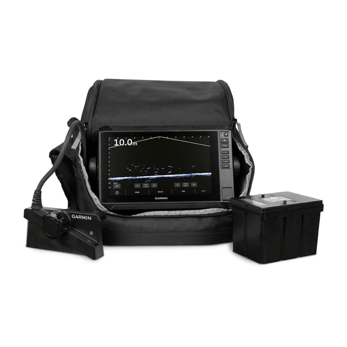 Garmin ECHOMAP UHD2 95sv LiveScope Plus System & Lithium-ion Battery ...