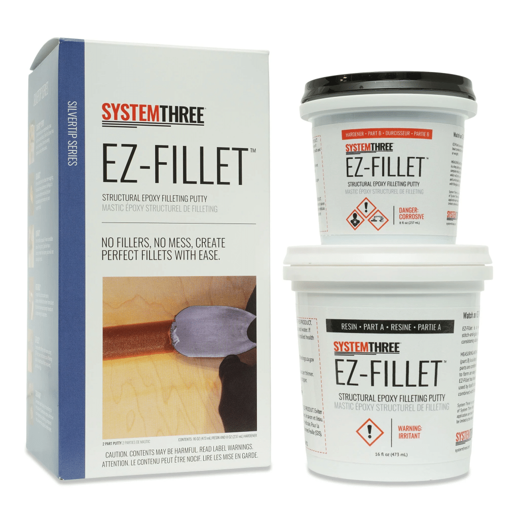 System Three Silvertip EZ-FILLET 2-Part Epoxy Putty | Poco Marine ...